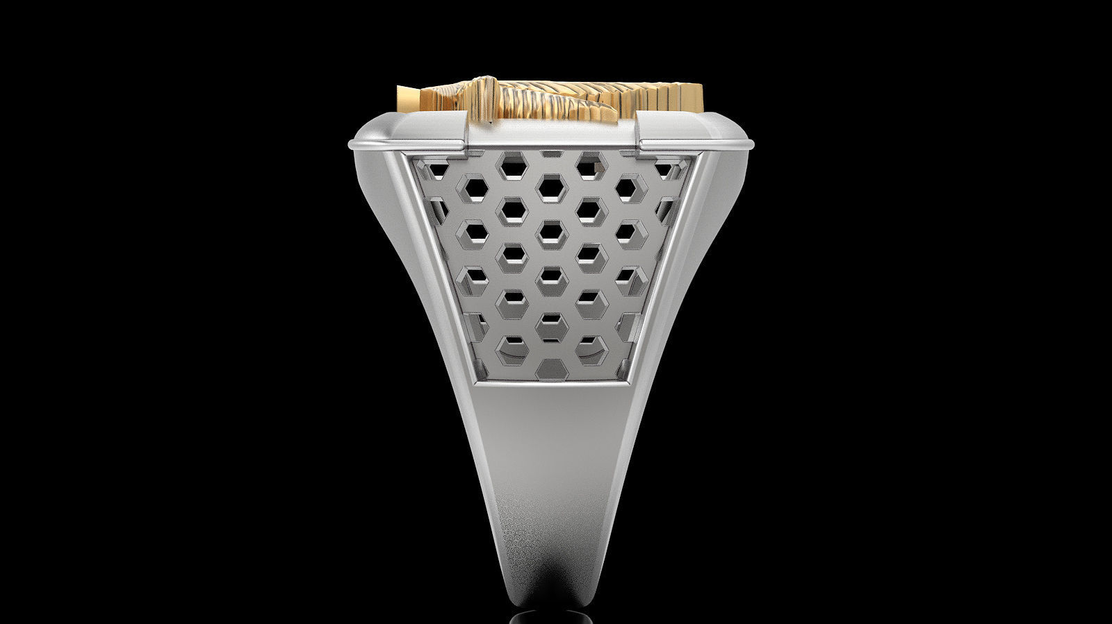 Marijuana ring silver gold jewelry printable 3D model 3D model 3D ...