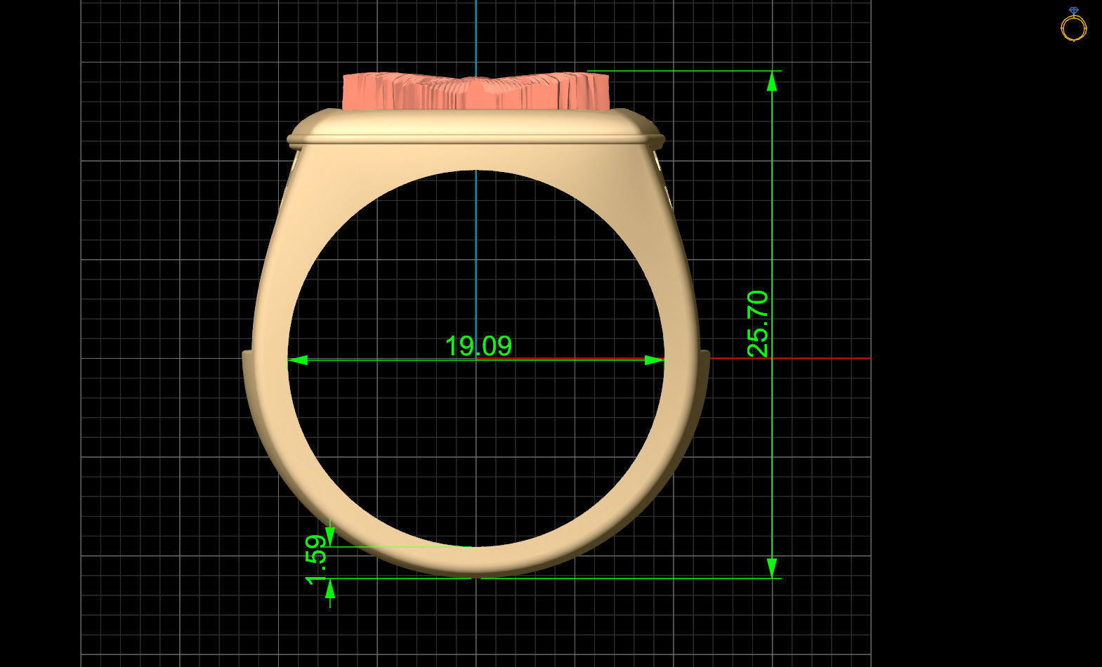 Marijuana ring silver gold jewelry printable 3D model 3D model 3D ...