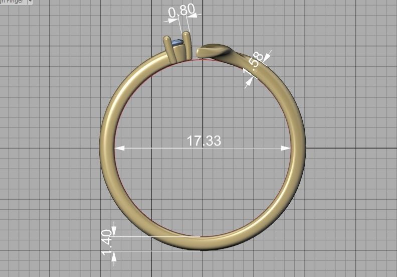 Fish Tail Rings 3dprint models Collection with discount | CGTrader