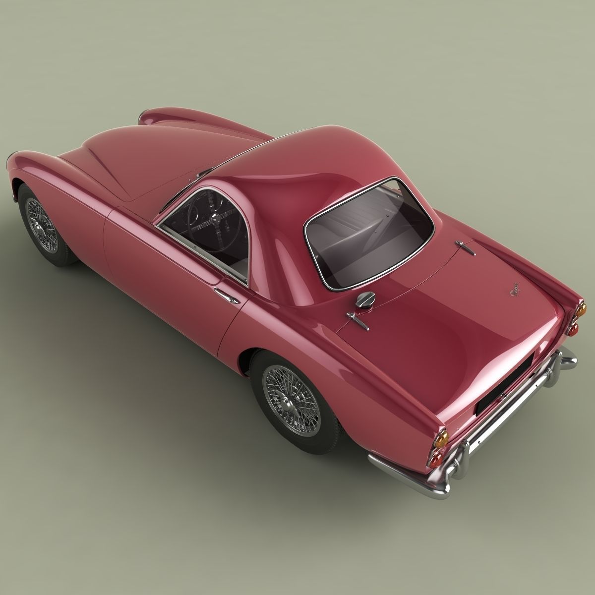 Morgan Plus 4 Plus coupe 3D model | CGTrader