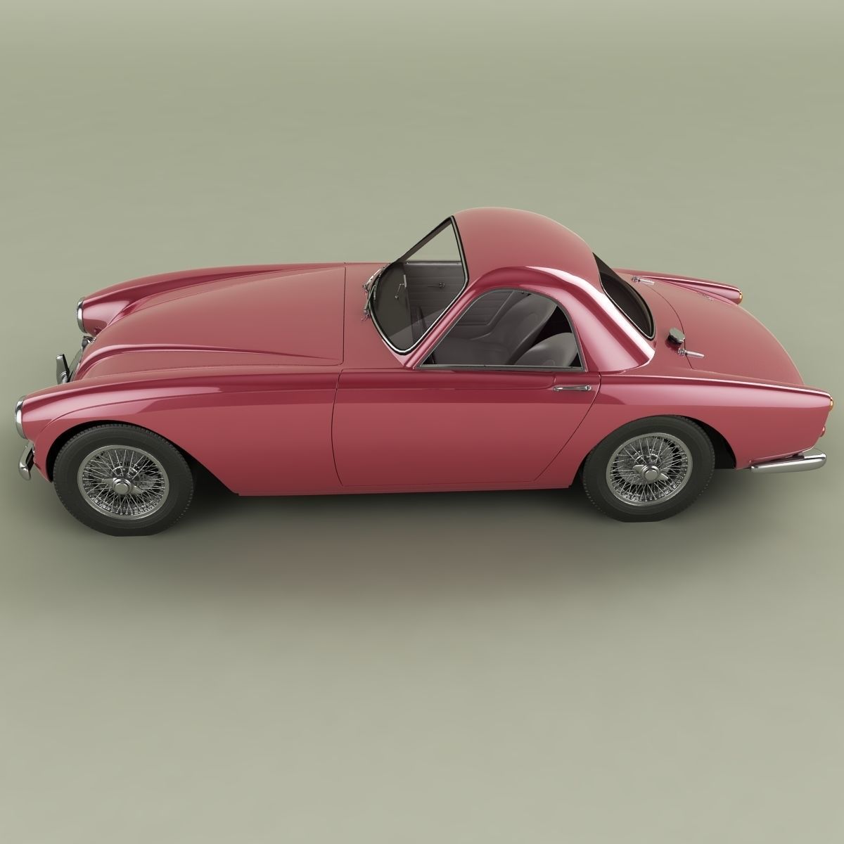 Morgan Plus 4 Plus coupe 3D model | CGTrader