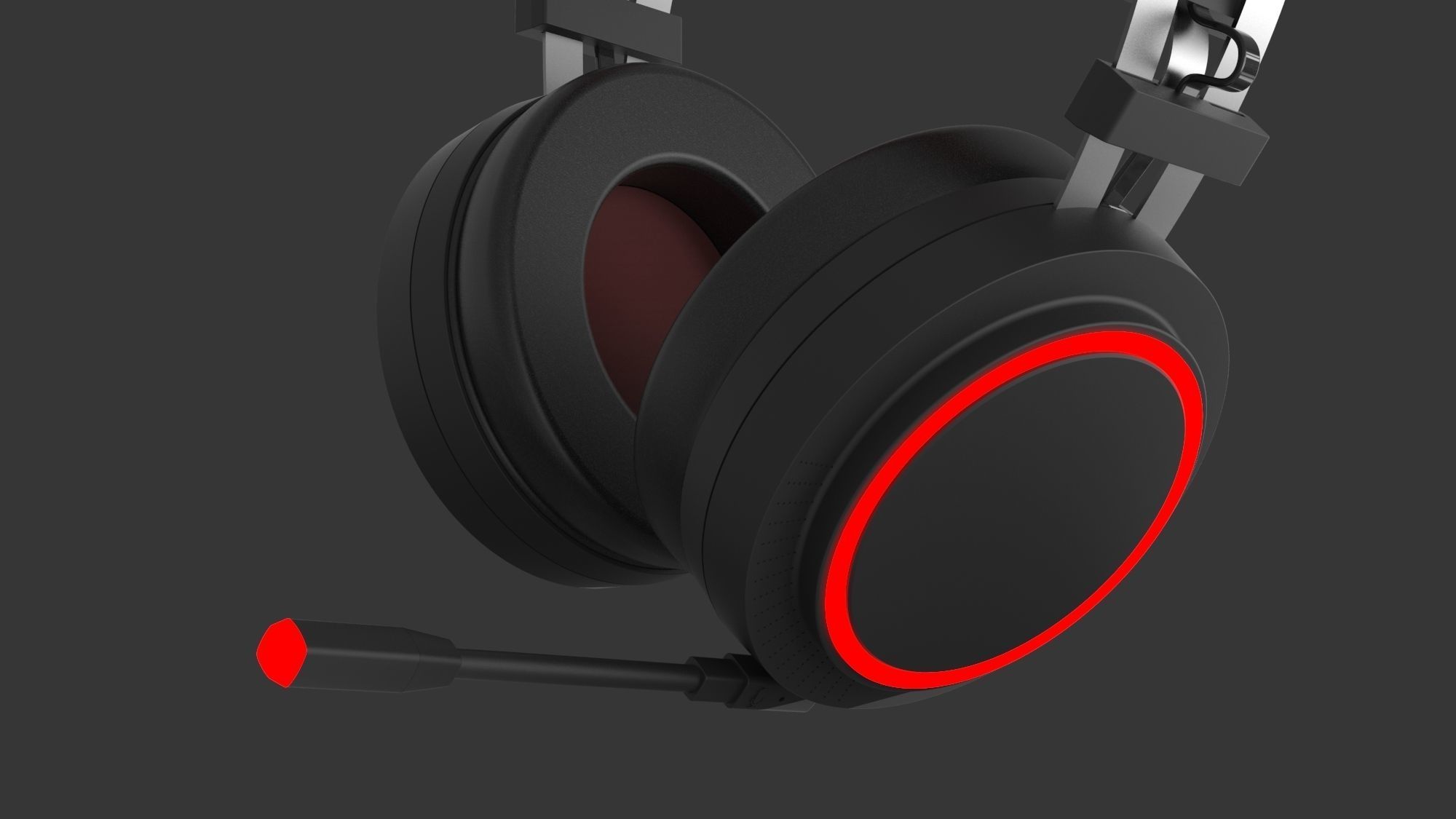 gaming headset model 3D model | CGTrader