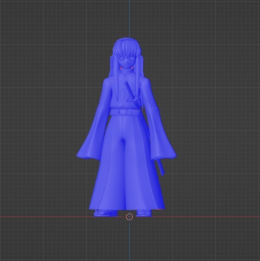 Muichiro Tokito - Demon Slayer 3D model rigged | CGTrader