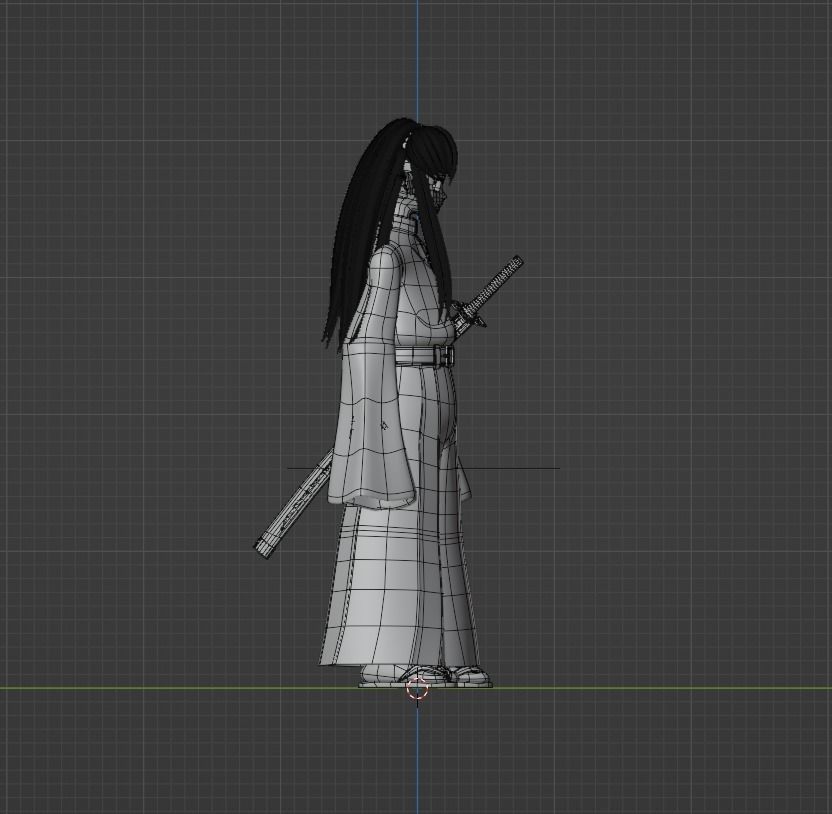 Muichiro Tokito - Demon Slayer 3D model rigged | CGTrader