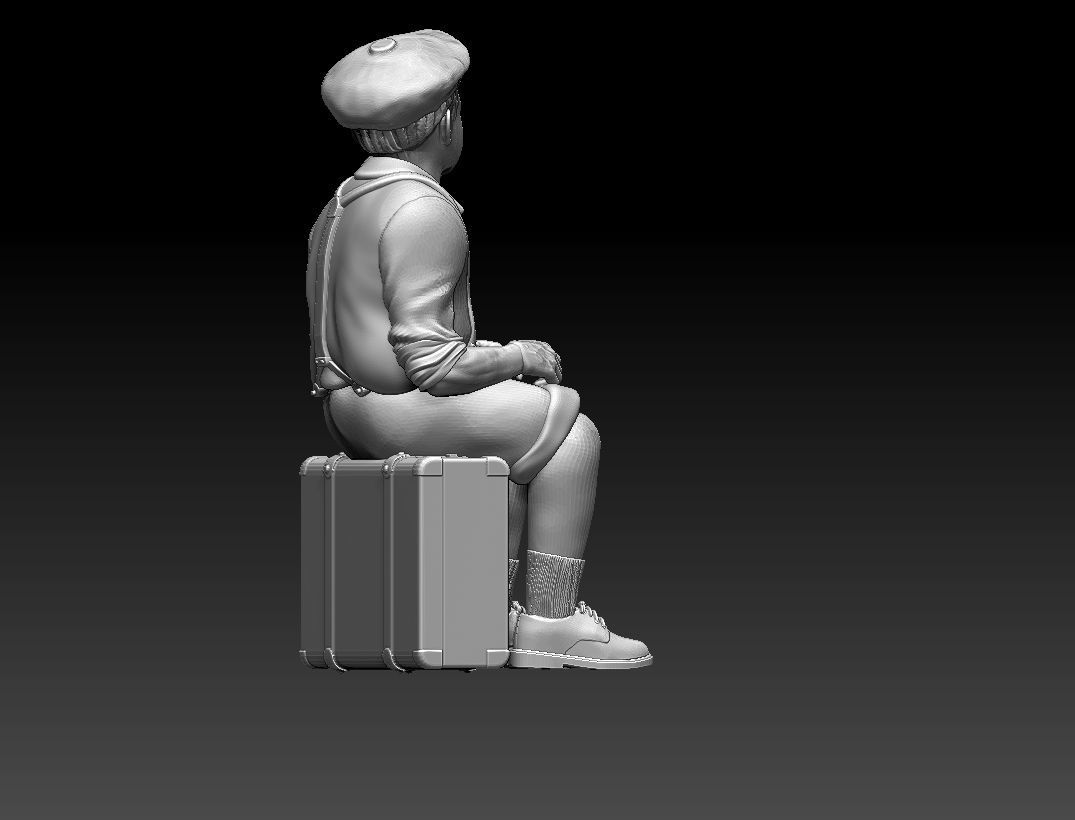PASSENGER 3D model 3D printable | CGTrader
