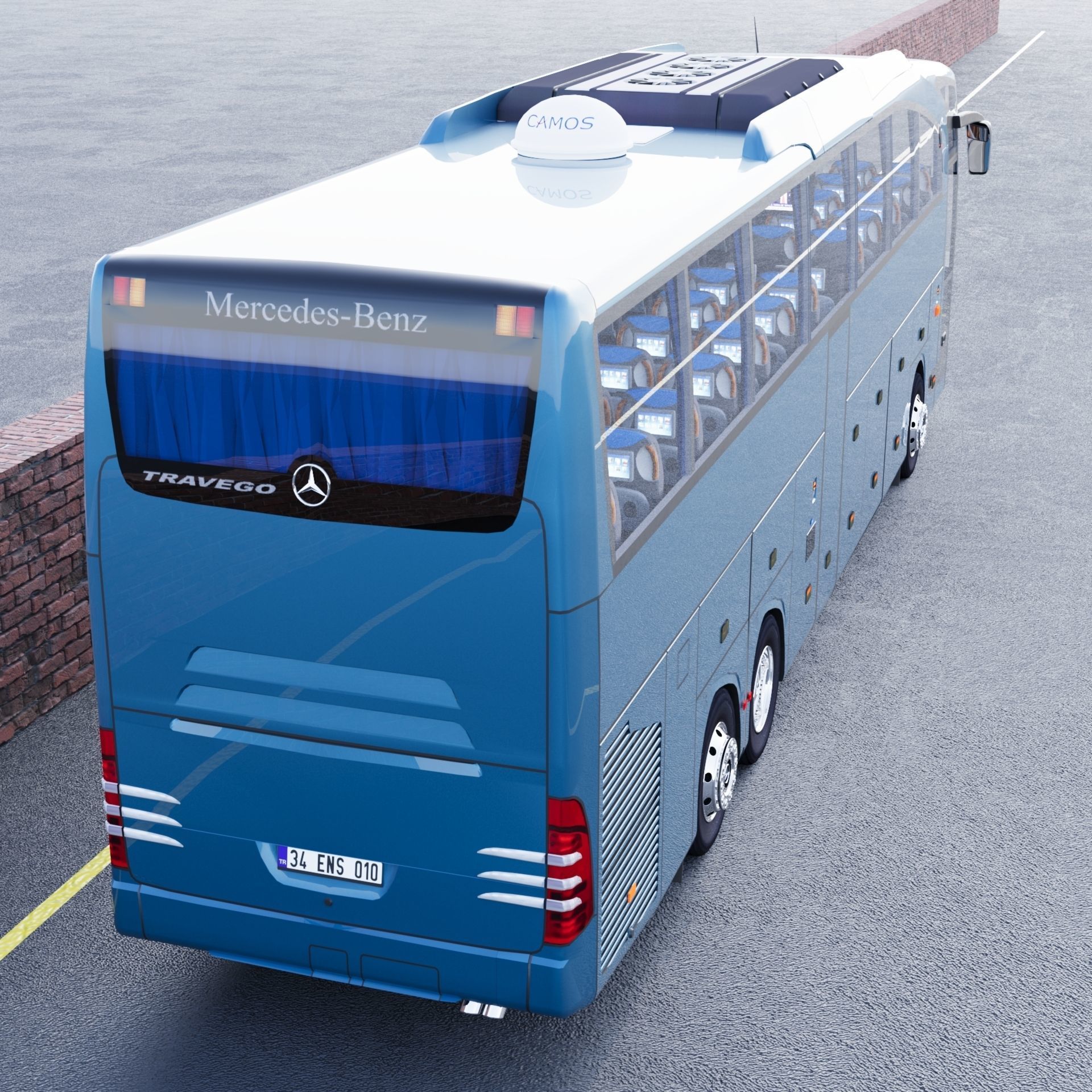 Mercedes - Benz Travego 17 SHD 3D model | CGTrader
