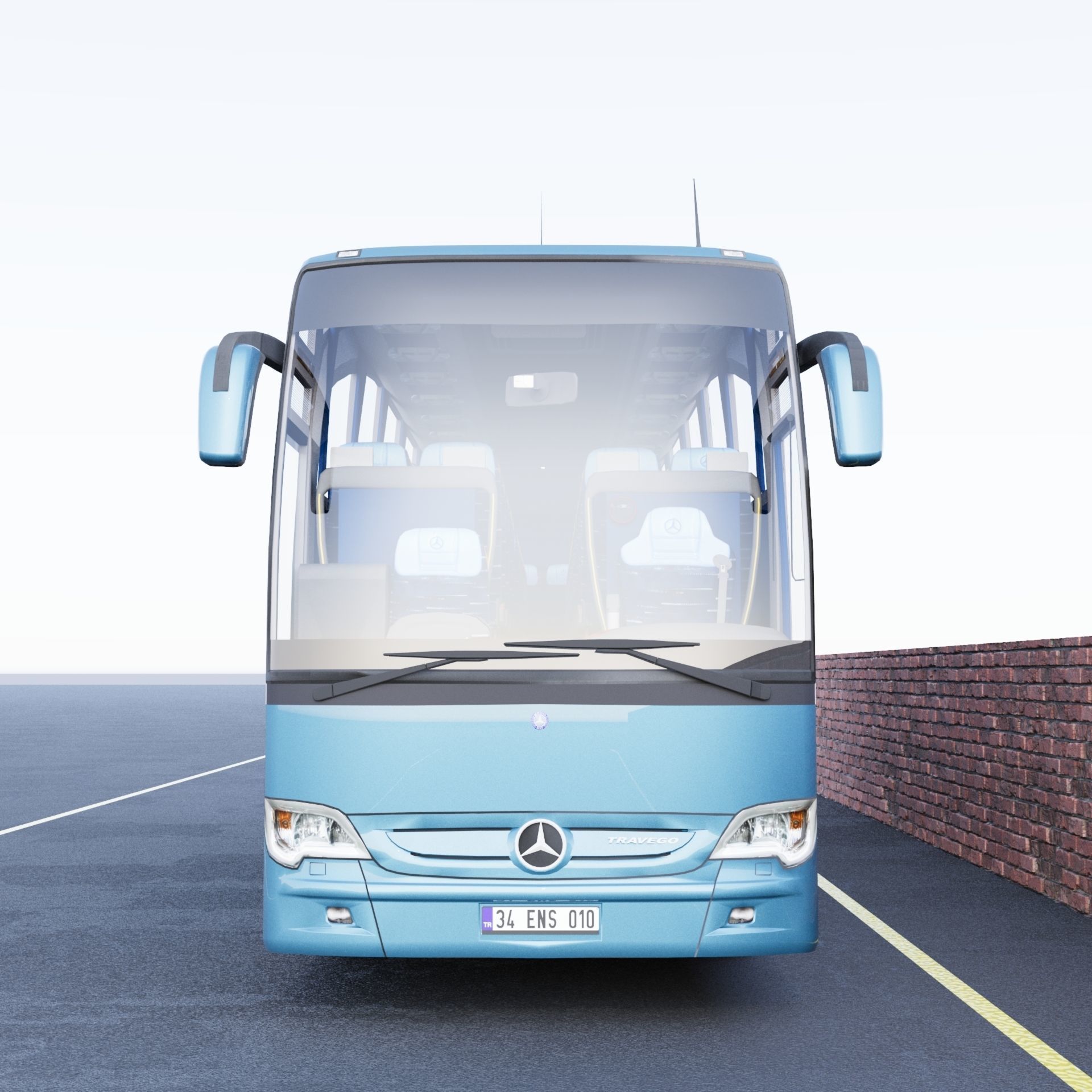 Mercedes - Benz Travego 17 SHD 3D model | CGTrader