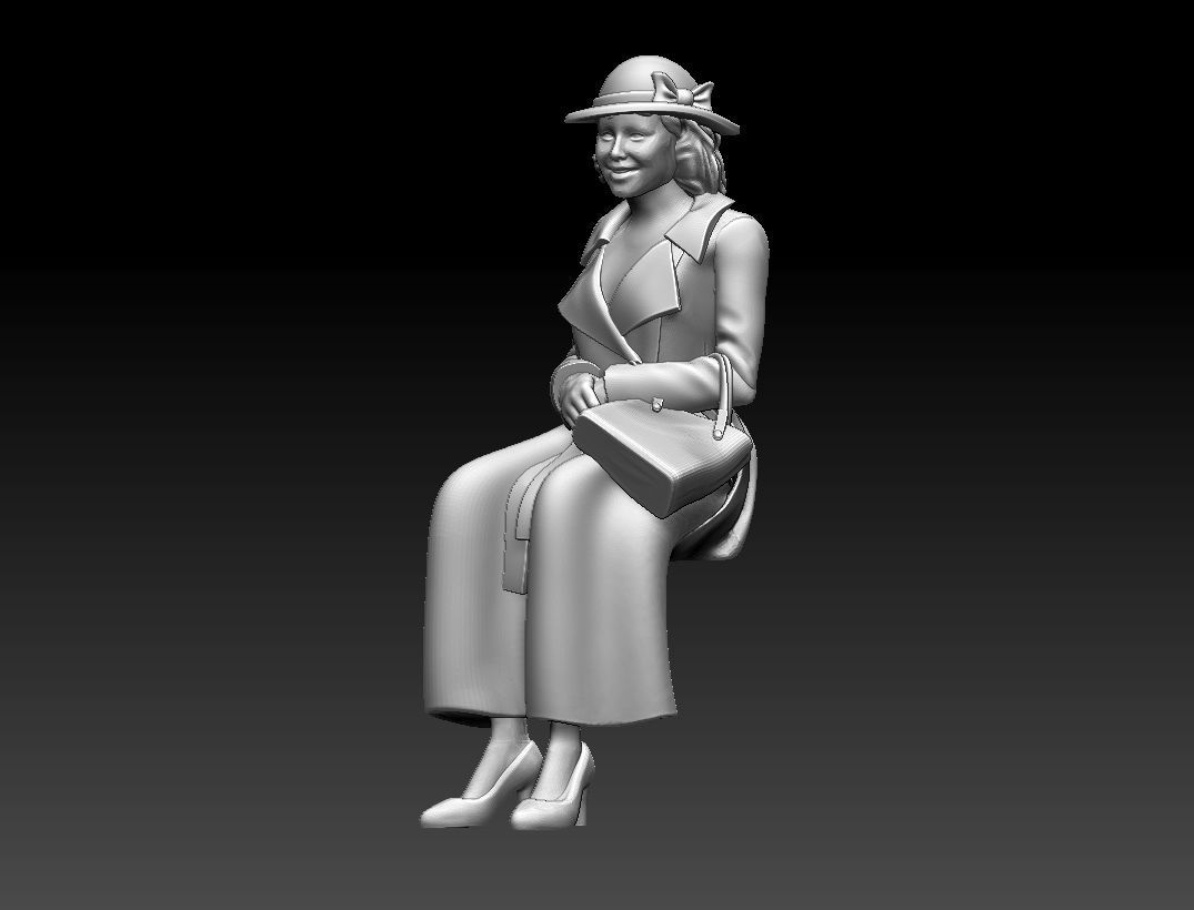 PASSENGER 3D model 3D printable | CGTrader