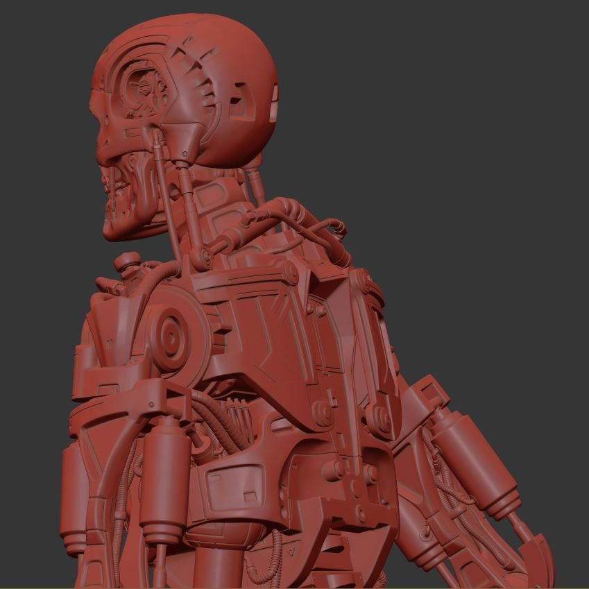 T-800 THE TERMINATOR High Detal 3D model 3D printable | CGTrader