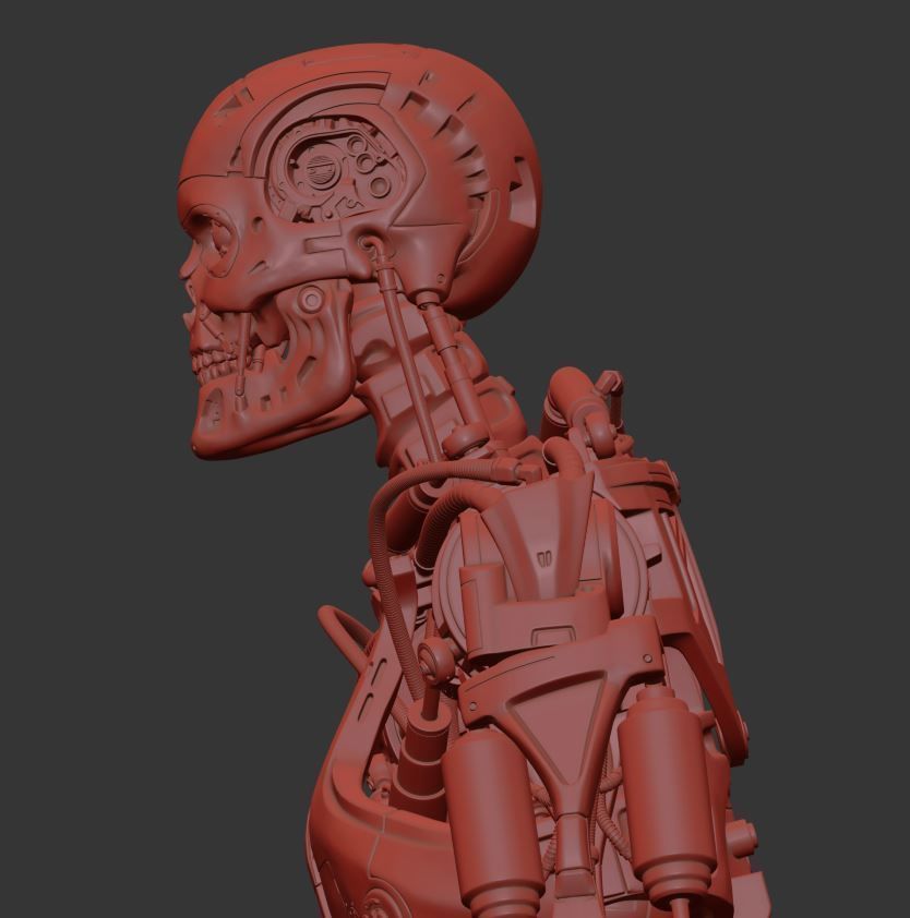 T-800 THE TERMINATOR High Detal 3D model 3D printable | CGTrader