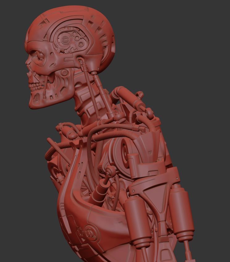 T-800 THE TERMINATOR High Detal 3D model 3D printable | CGTrader