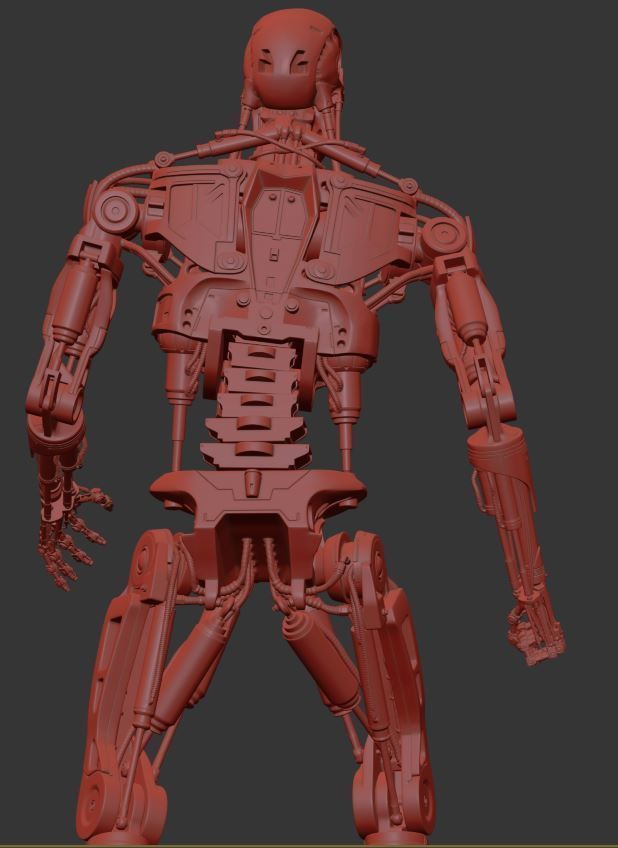T-800 THE TERMINATOR High Detal 3D model 3D printable | CGTrader