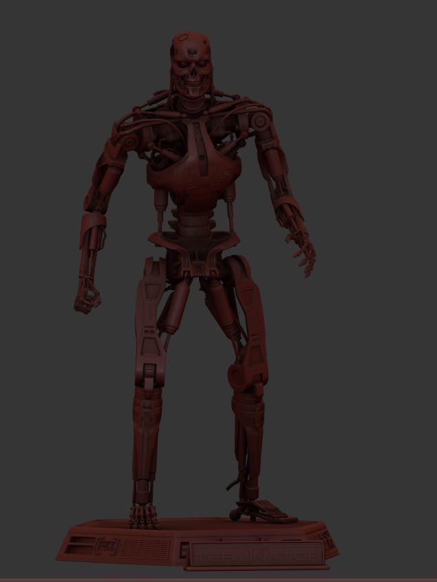 T-800 THE TERMINATOR High Detal 3D model 3D printable | CGTrader