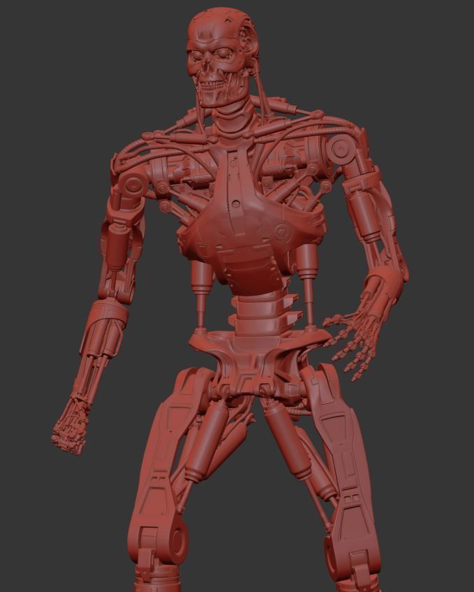 T-800 THE TERMINATOR High Detal 3D model 3D printable | CGTrader