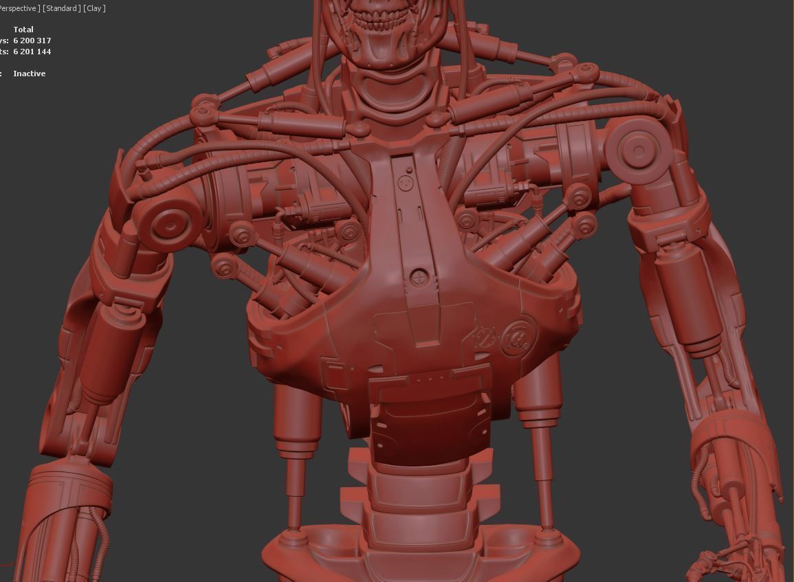 T-800 THE TERMINATOR High Detal 3D model 3D printable | CGTrader