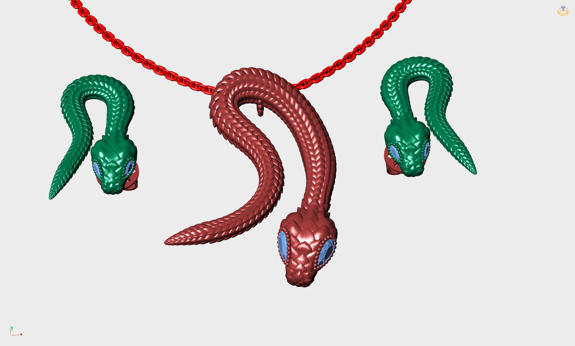 Snake set 3D model 3D printable | CGTrader