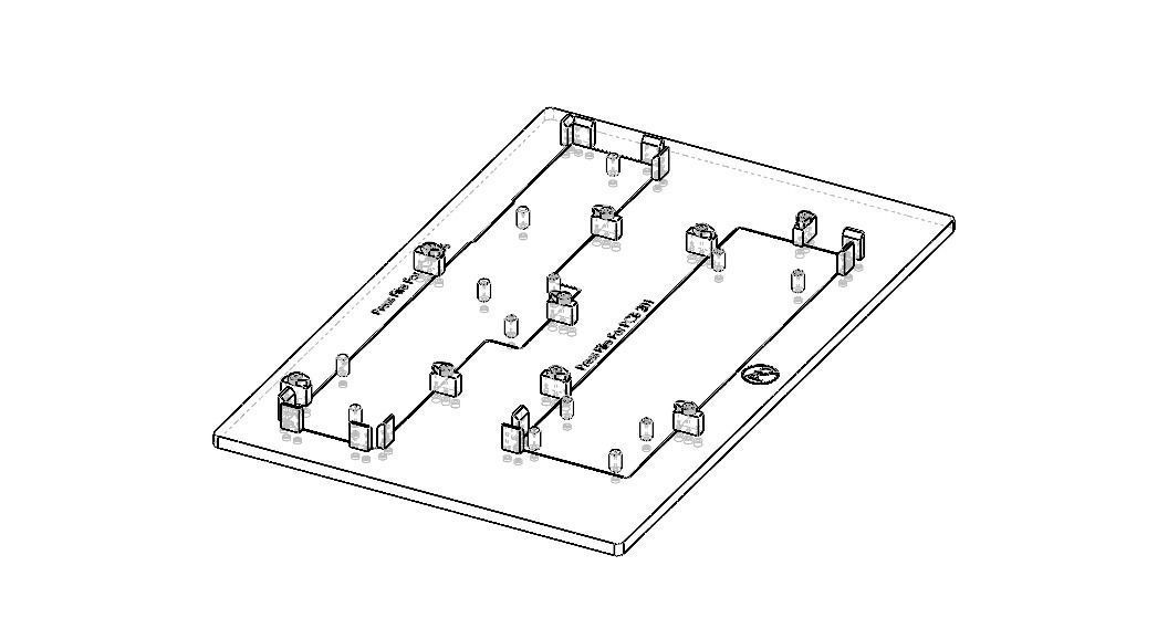 PCB Press Fit Fixture MOD201206 3D model rigged | CGTrader