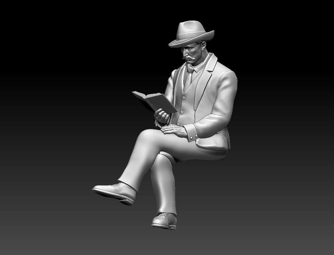 PASSENGER 3D model 3D printable | CGTrader