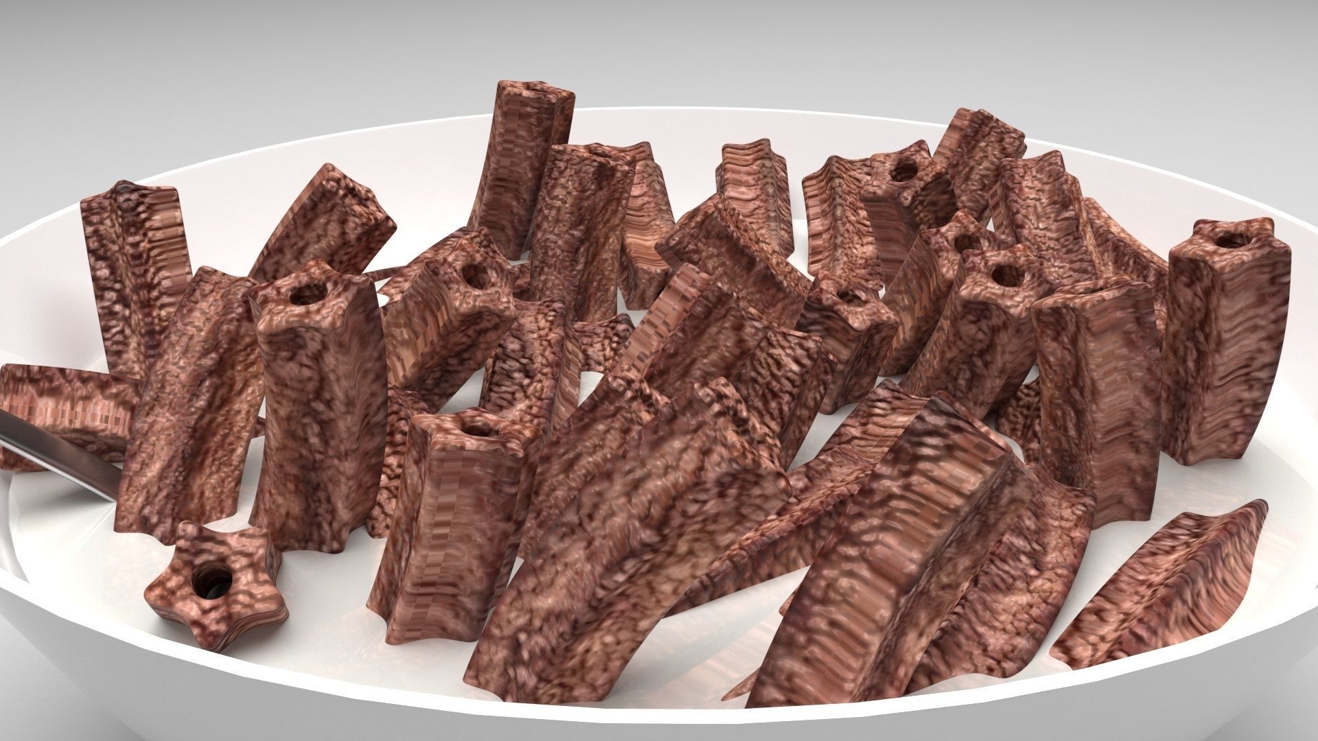 Churro Cereals 3D model | CGTrader