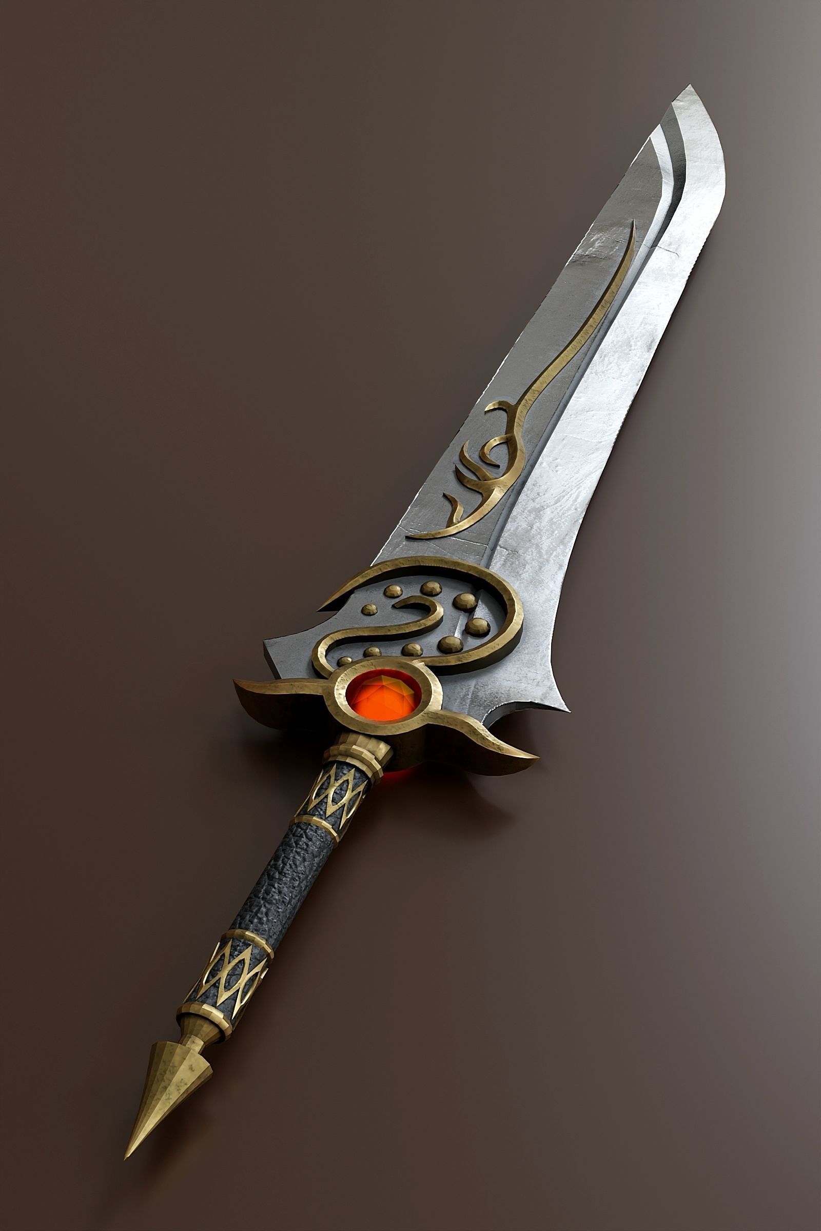 Fantasy weapon set 77 3D model | CGTrader