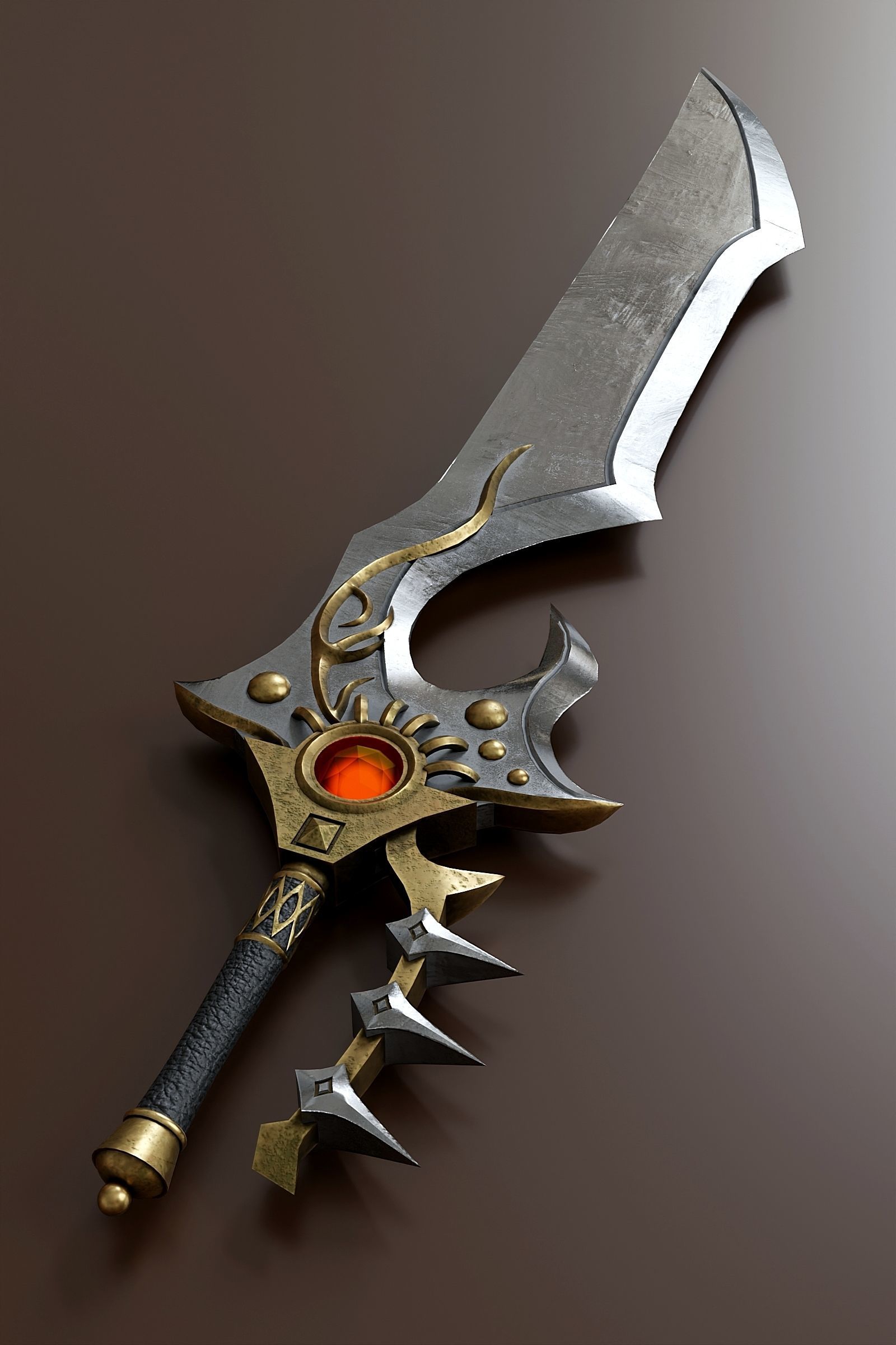 Fantasy weapon set 77 3D model | CGTrader