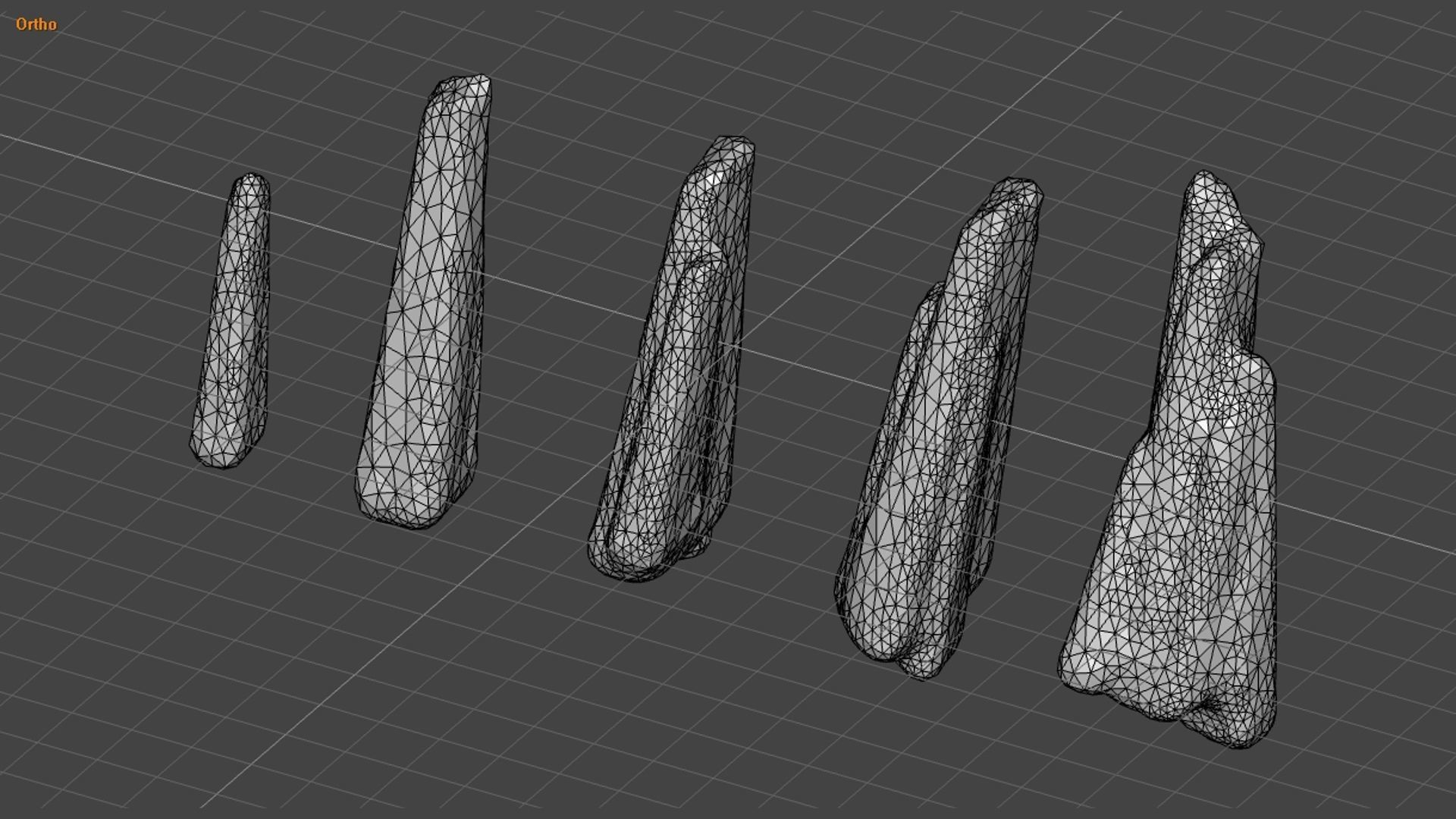 3D model Rock Spires - Lava VR / AR / low-poly | CGTrader