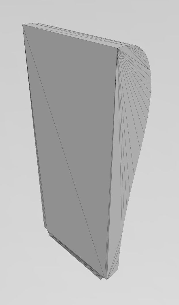 Neoclassical flat fluted corbel bracket 3D model 3D printable | CGTrader