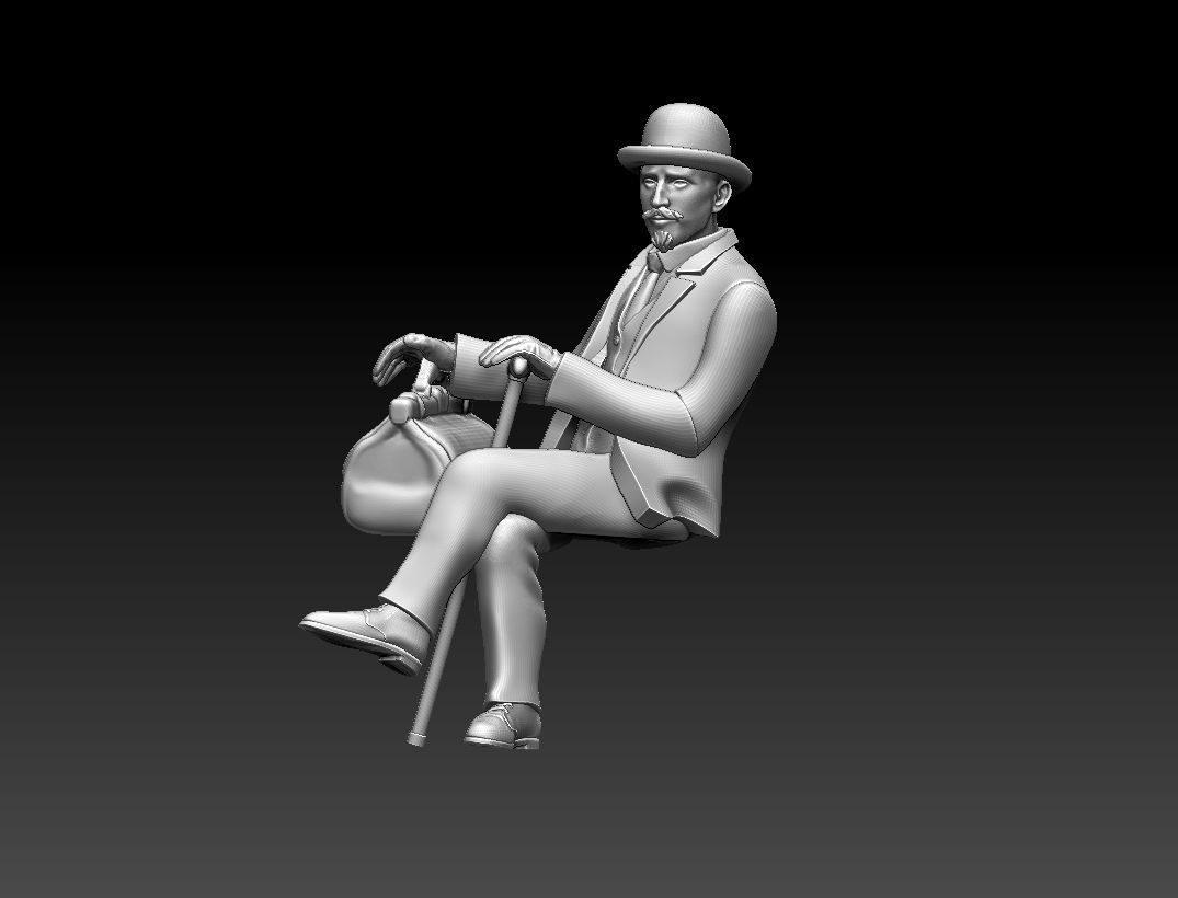 PASSENGER 3D model 3D printable | CGTrader