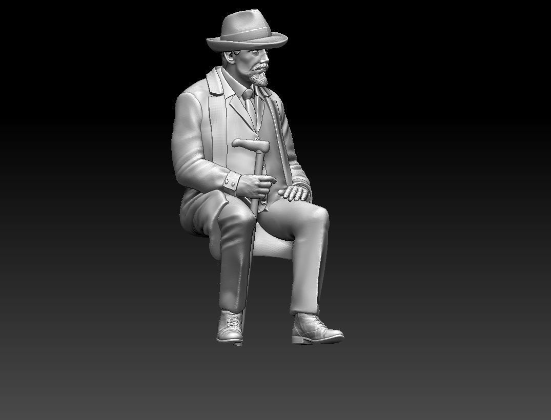 PASSENGER 3D model 3D printable | CGTrader