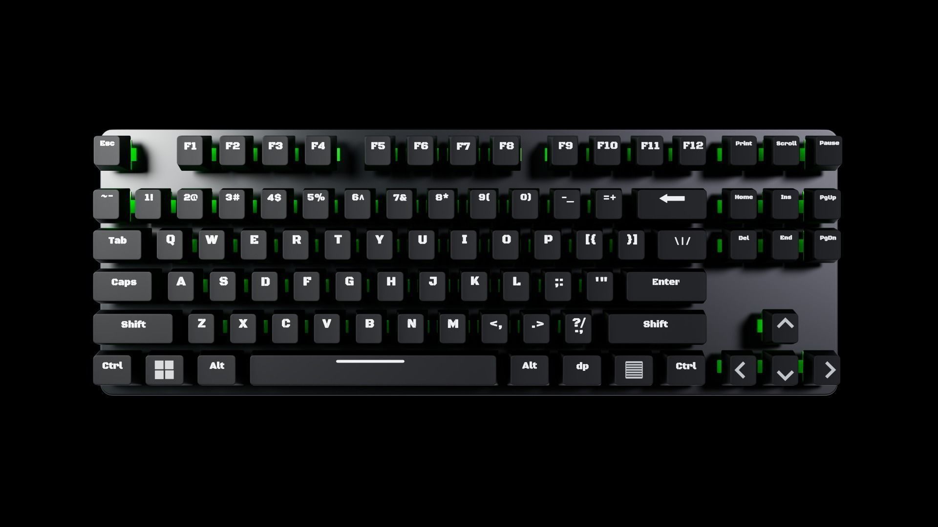 KeyboardDark Project One KD87A Mech 3D model | CGTrader