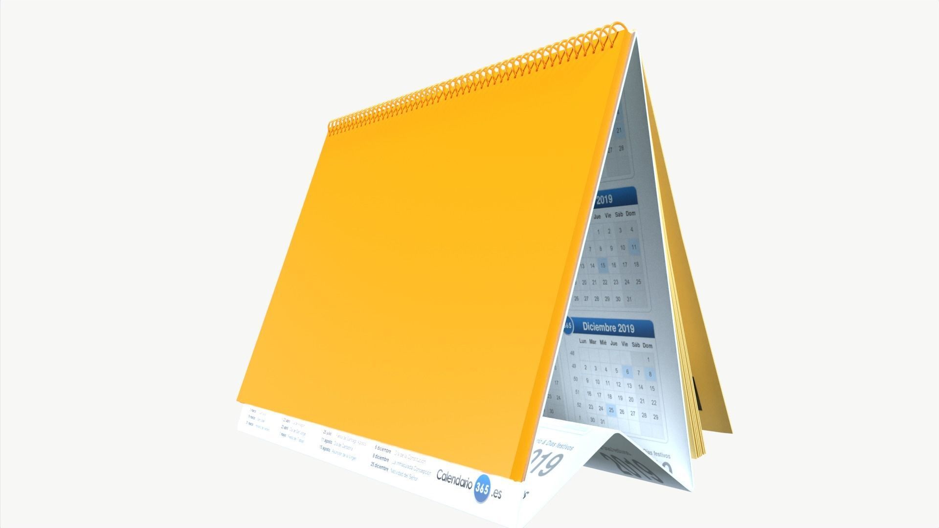 3D model Calendario VR / AR / low-poly | CGTrader