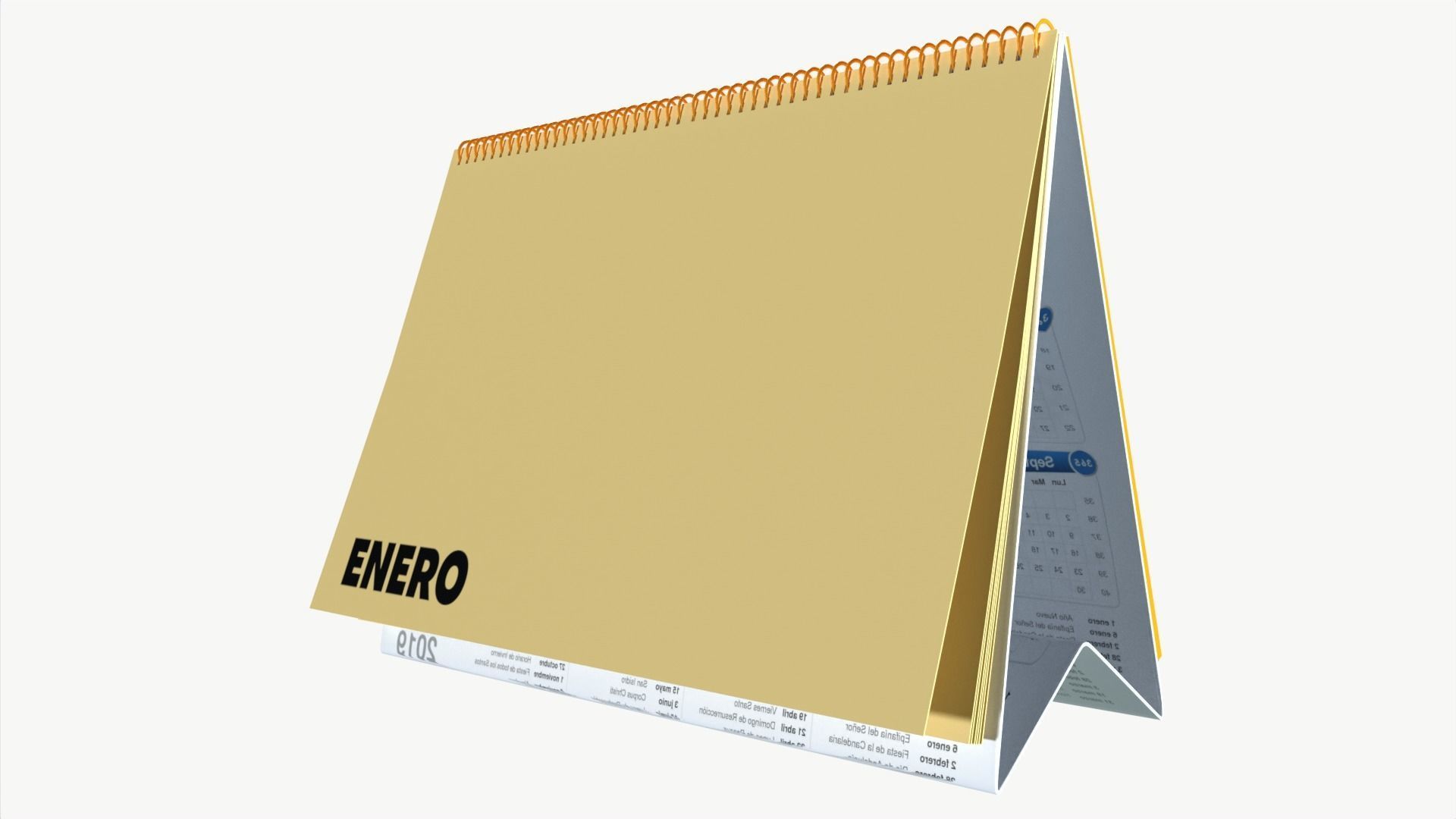 3D model Calendario VR / AR / low-poly | CGTrader