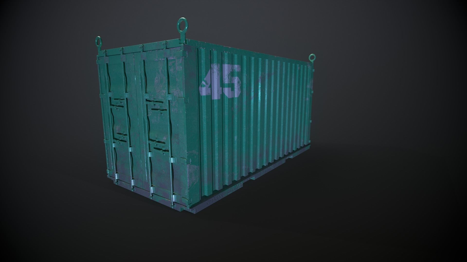 3D model Container VR / AR / low-poly | CGTrader