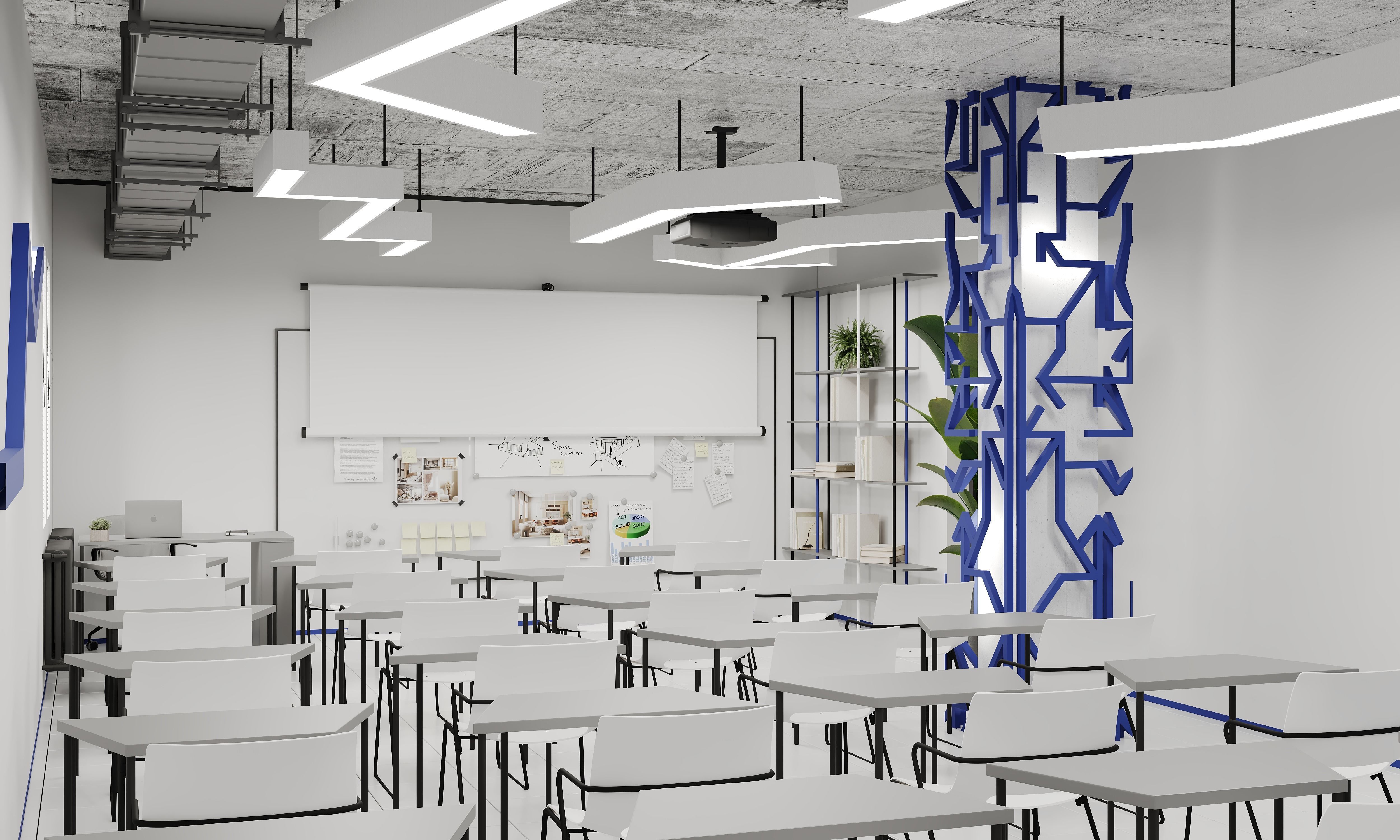 English learning center 3D model | CGTrader