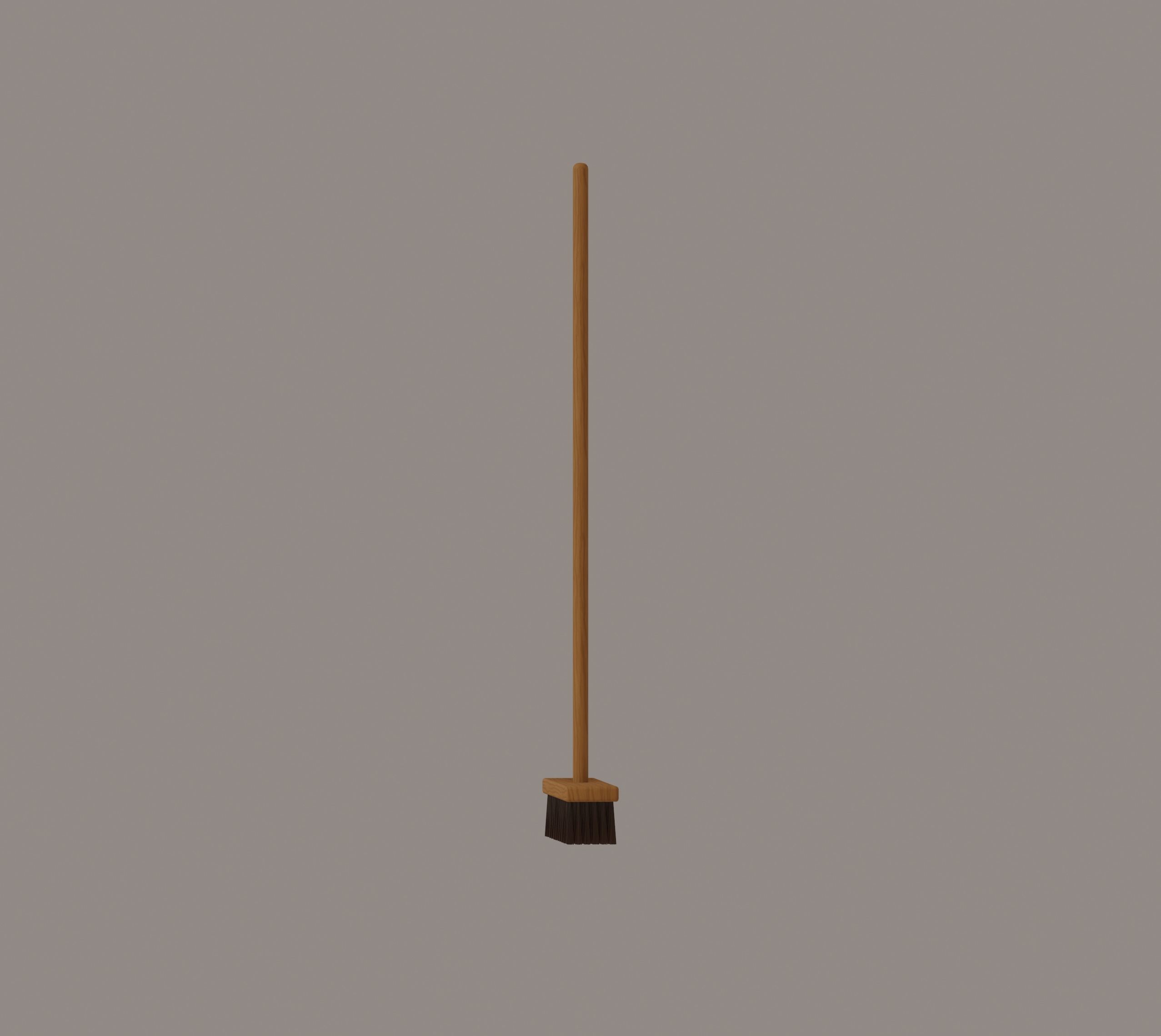 Outdoor Broom 3D model | CGTrader