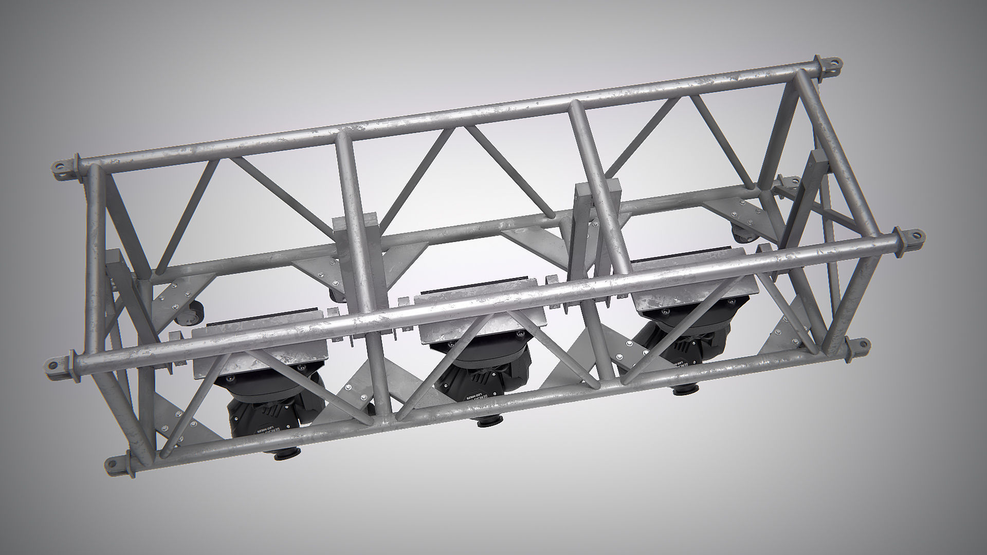 3D model Truss With Moving Lights PBR VR / AR / low-poly | CGTrader