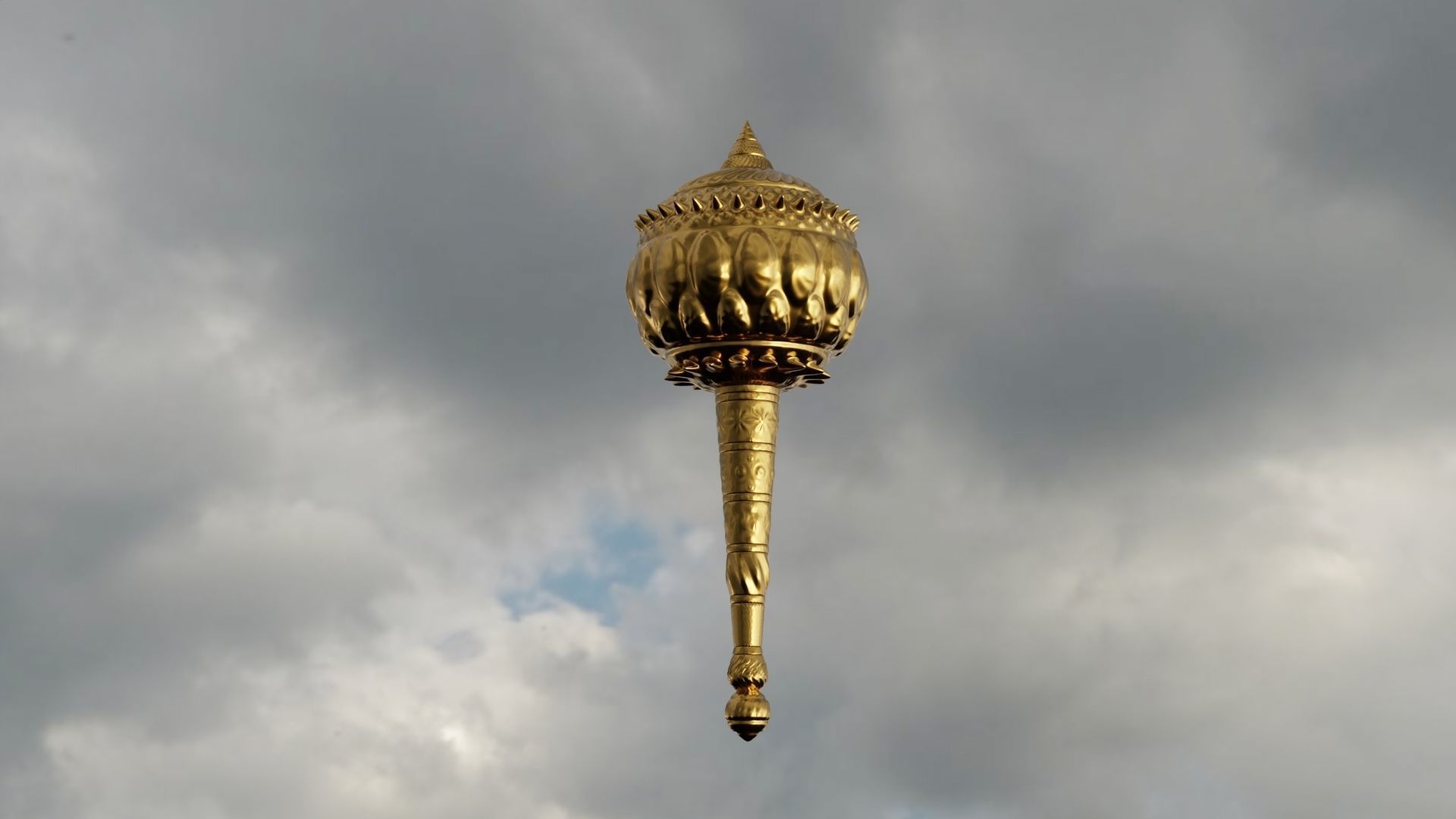 Legendary Weapon of the Gods Mace Hanuman Gada 3D Model 3D model | CGTrader