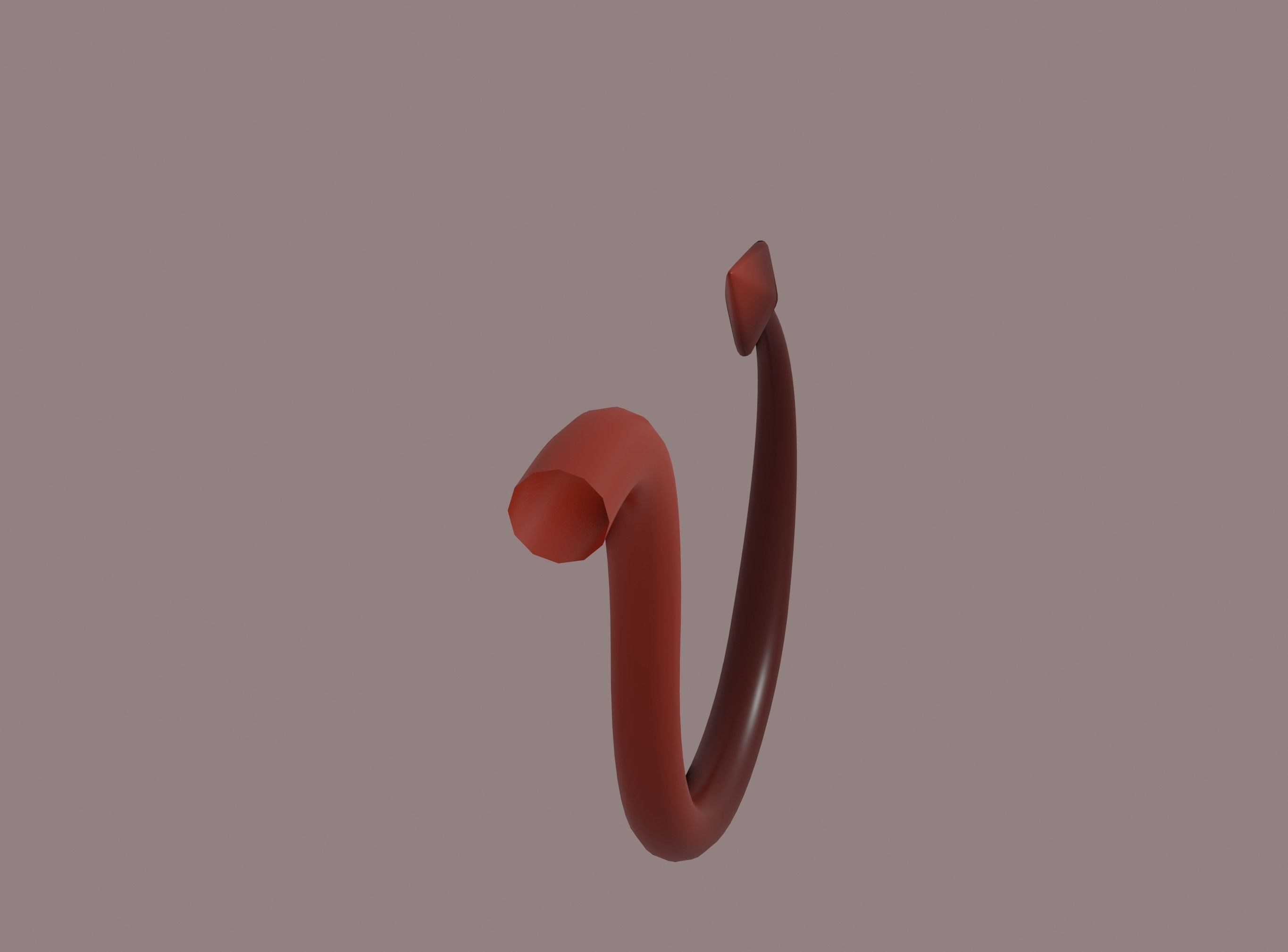 Devils Tail 3D model rigged | CGTrader