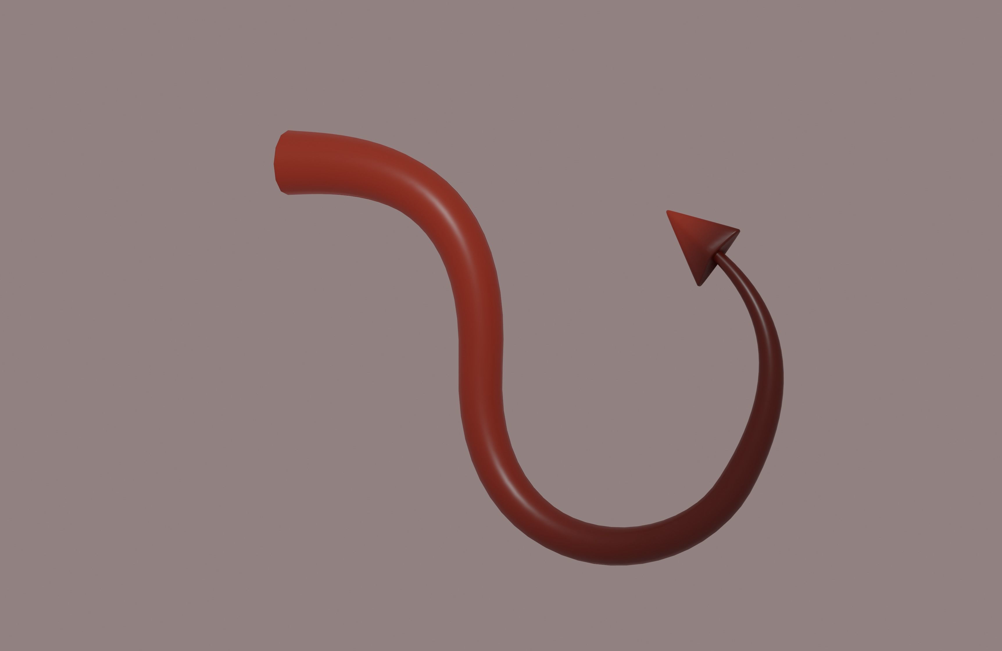 Devils Tail 3D model rigged | CGTrader