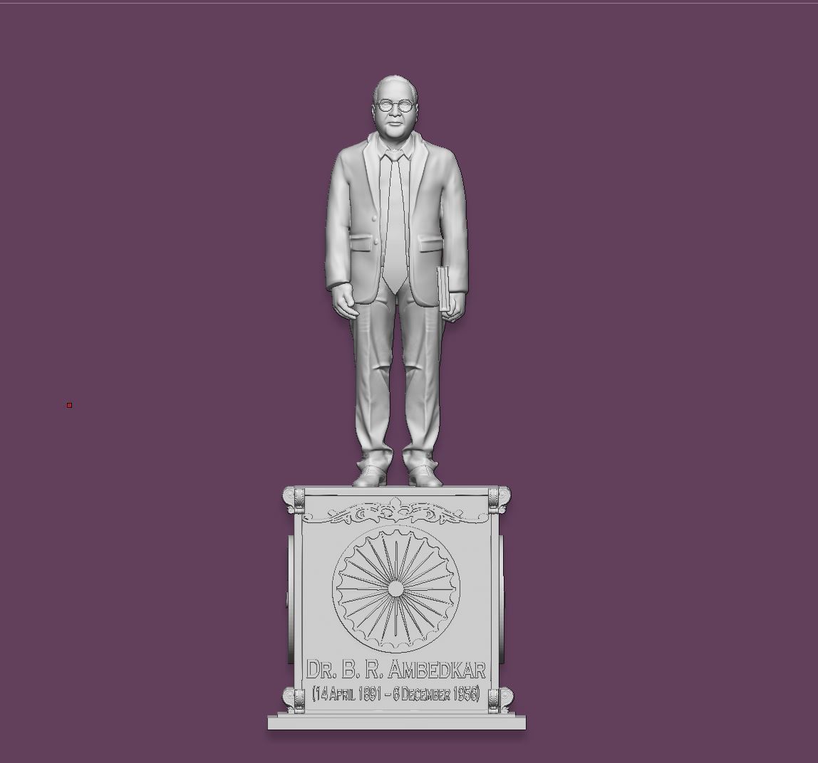 B R Ambedkar 3D model 3D printable | CGTrader