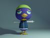 Jacques of animal crossing character 3D model | CGTrader