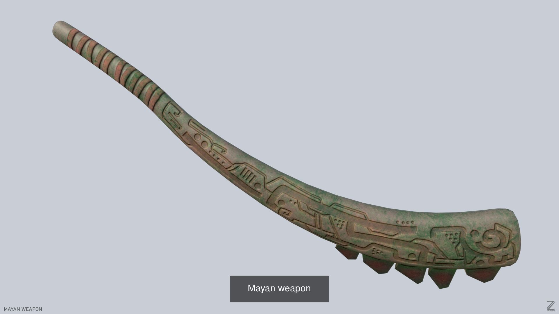 Mayan weapon collection VR / AR / low-poly | CGTrader