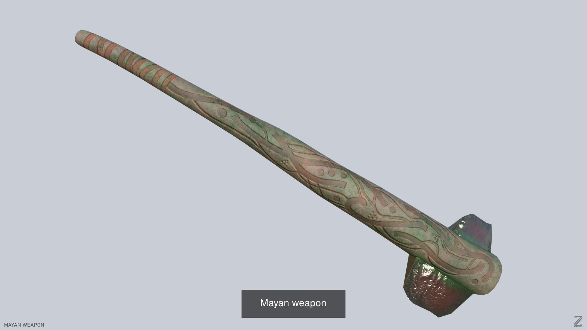 Mayan weapon collection VR / AR / low-poly | CGTrader