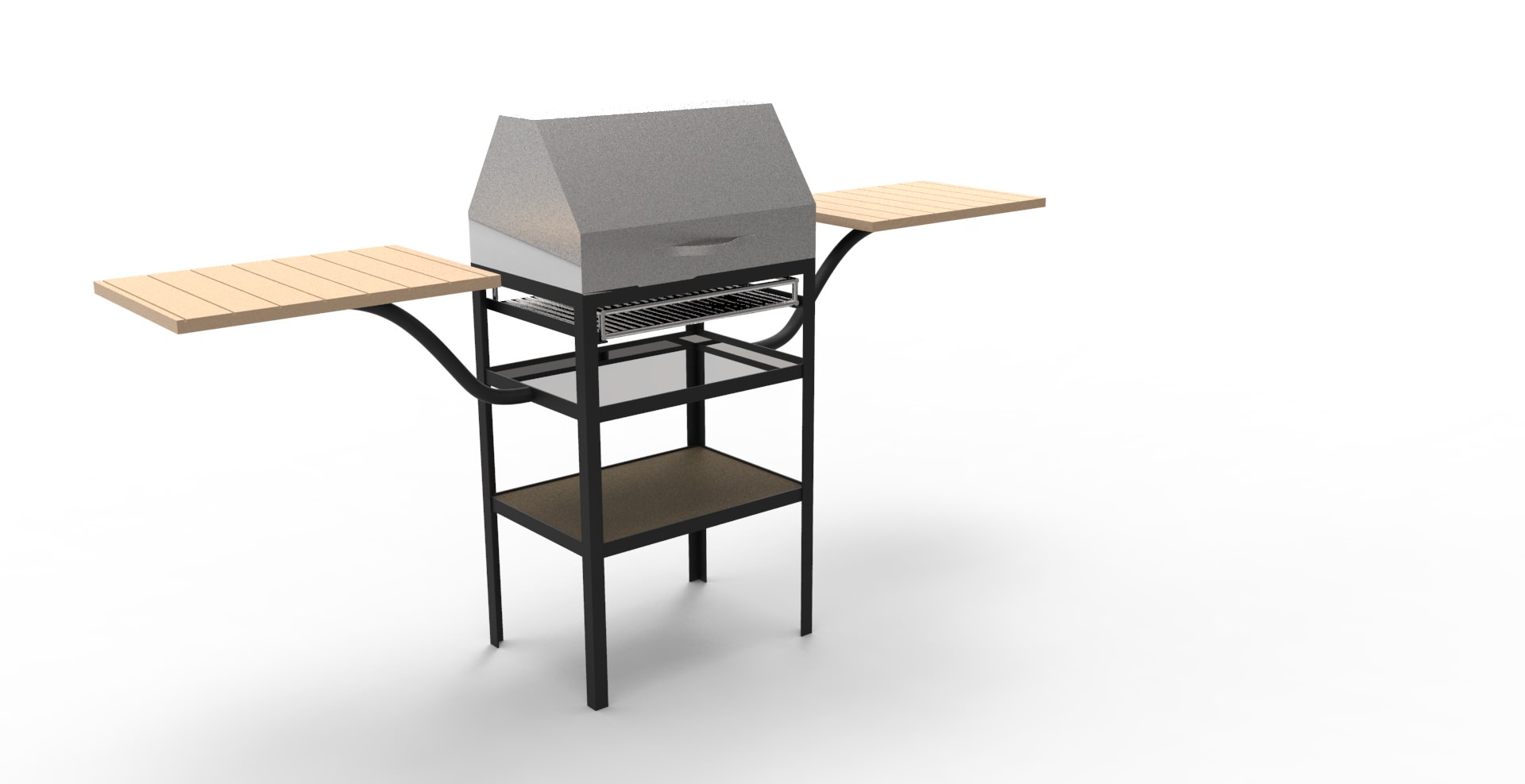 grill bbq stand 3D model | CGTrader
