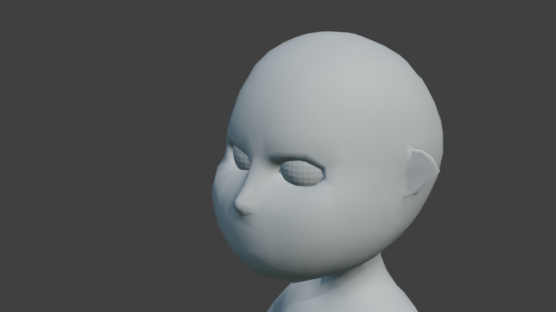 chibi low poly model free VR / AR / low-poly 3D model | CGTrader