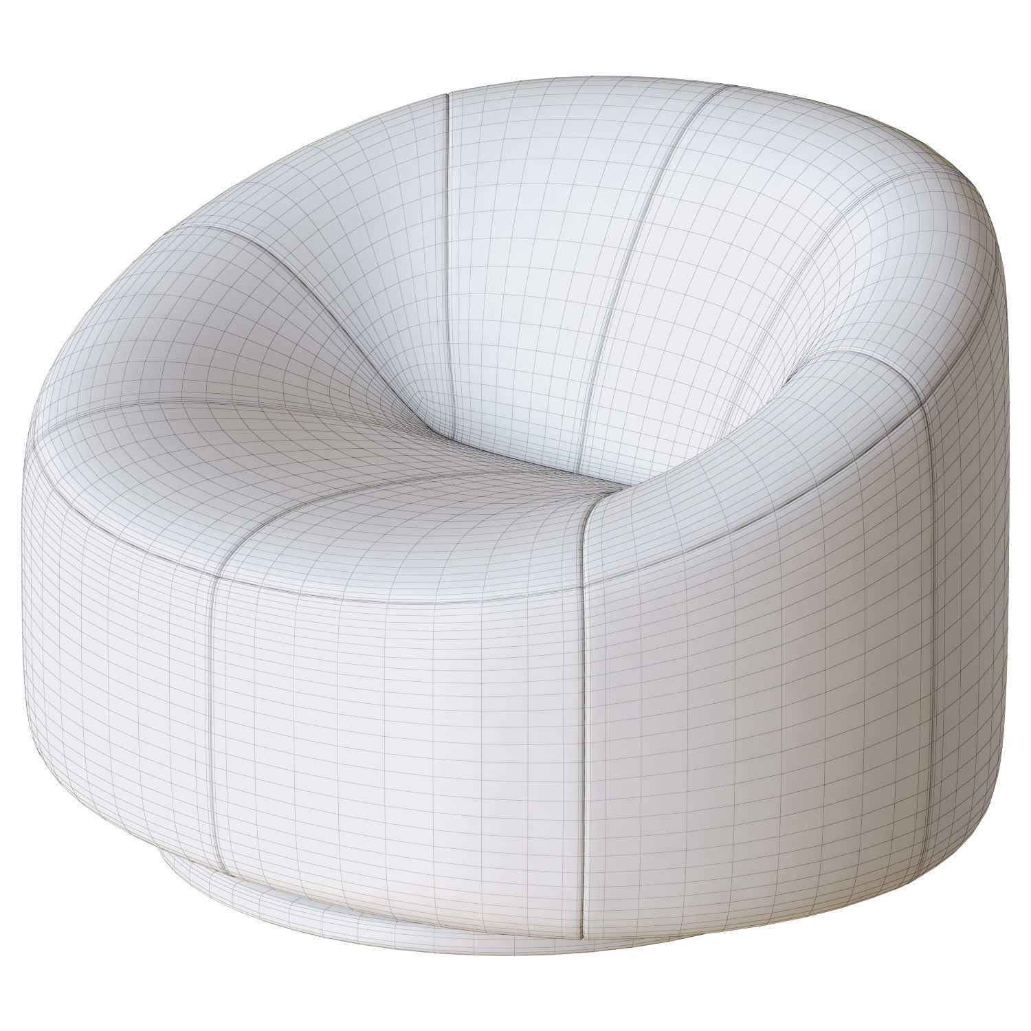 Pumpkin Swivel Chair by Pierre Paulin 3D model | CGTrader