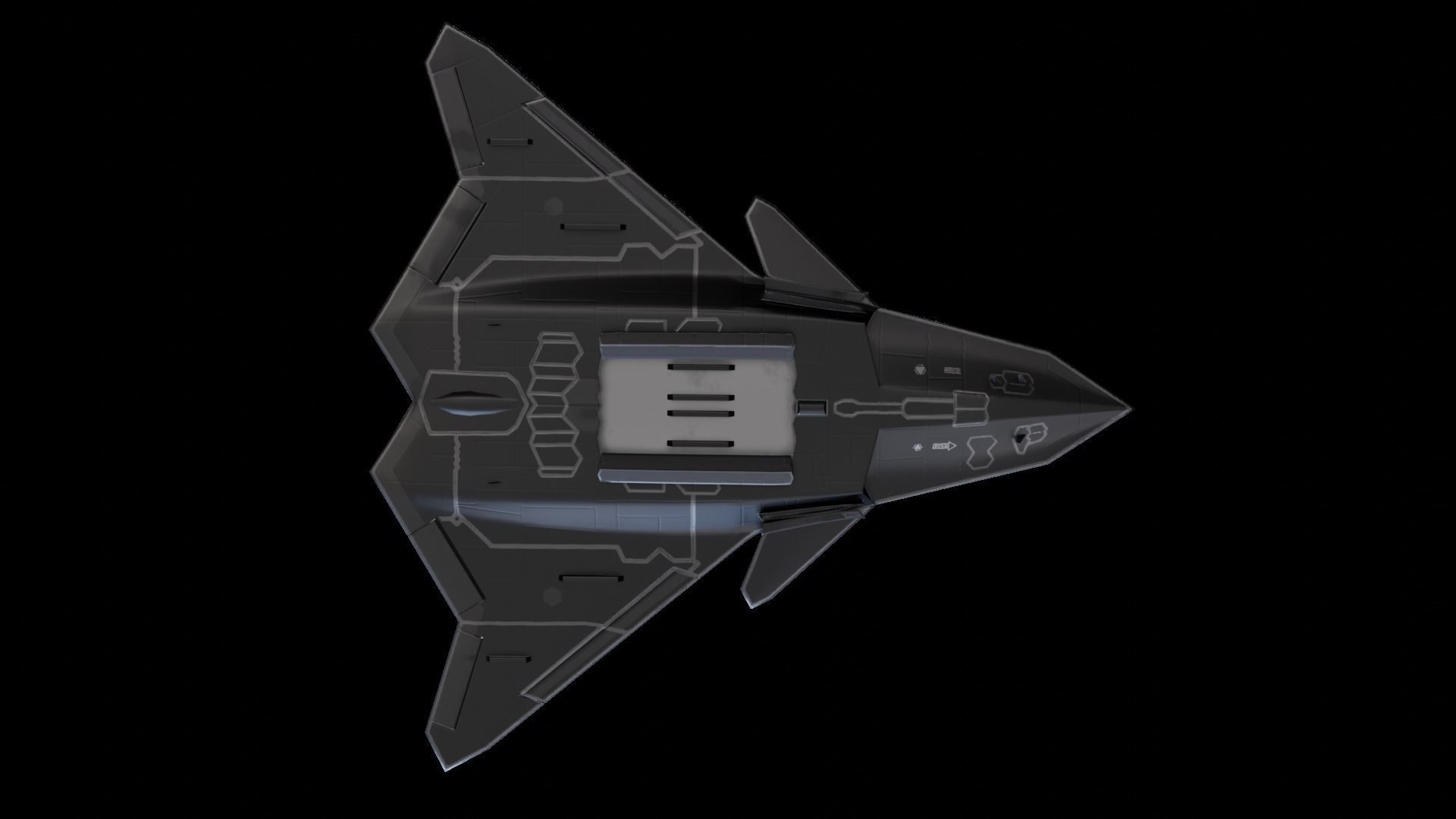 3D model FA-XX Concept US Stealth Fighter VR / AR / low-poly | CGTrader