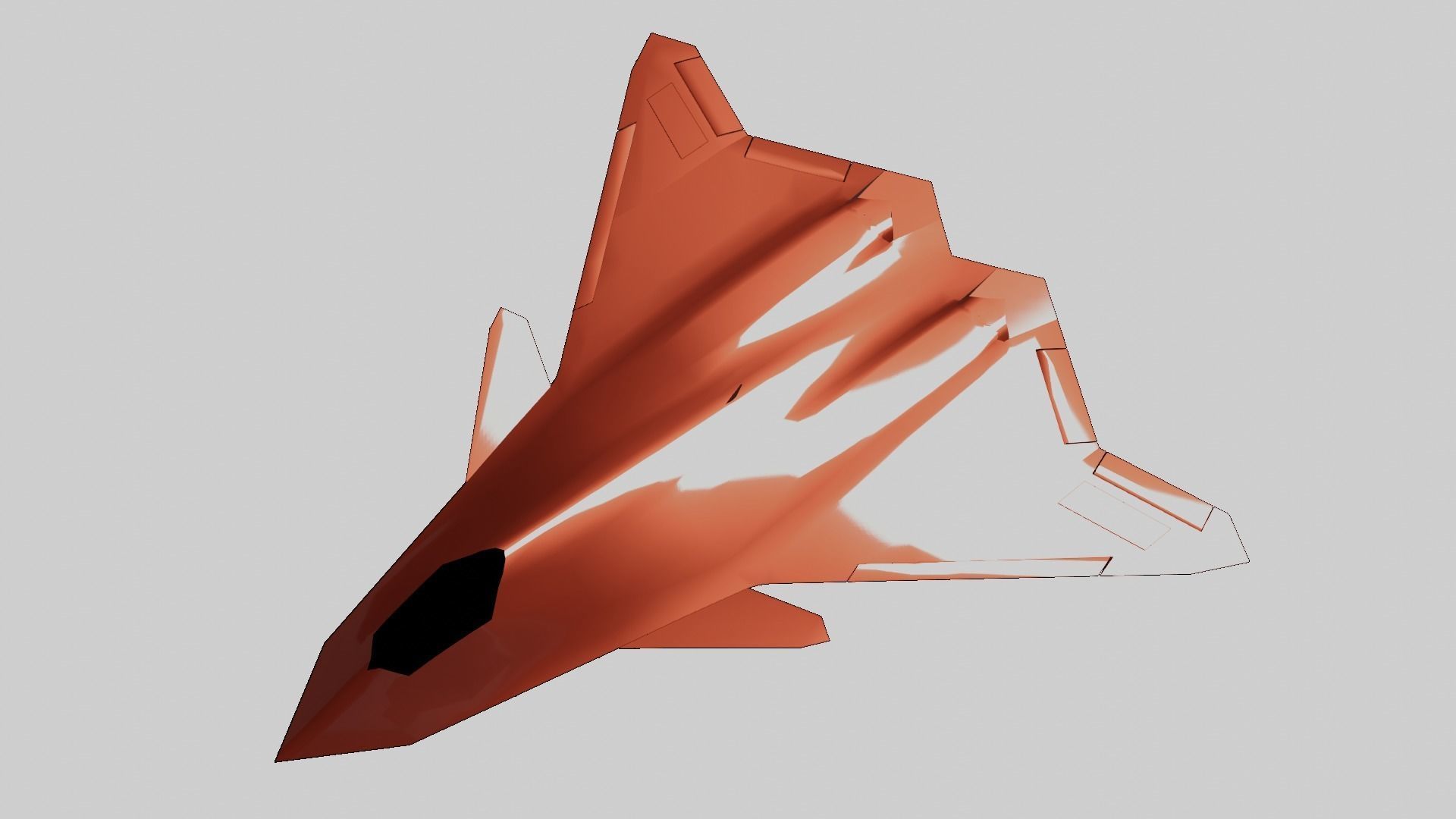 3D model FA-XX Concept US Stealth Fighter VR / AR / low-poly | CGTrader