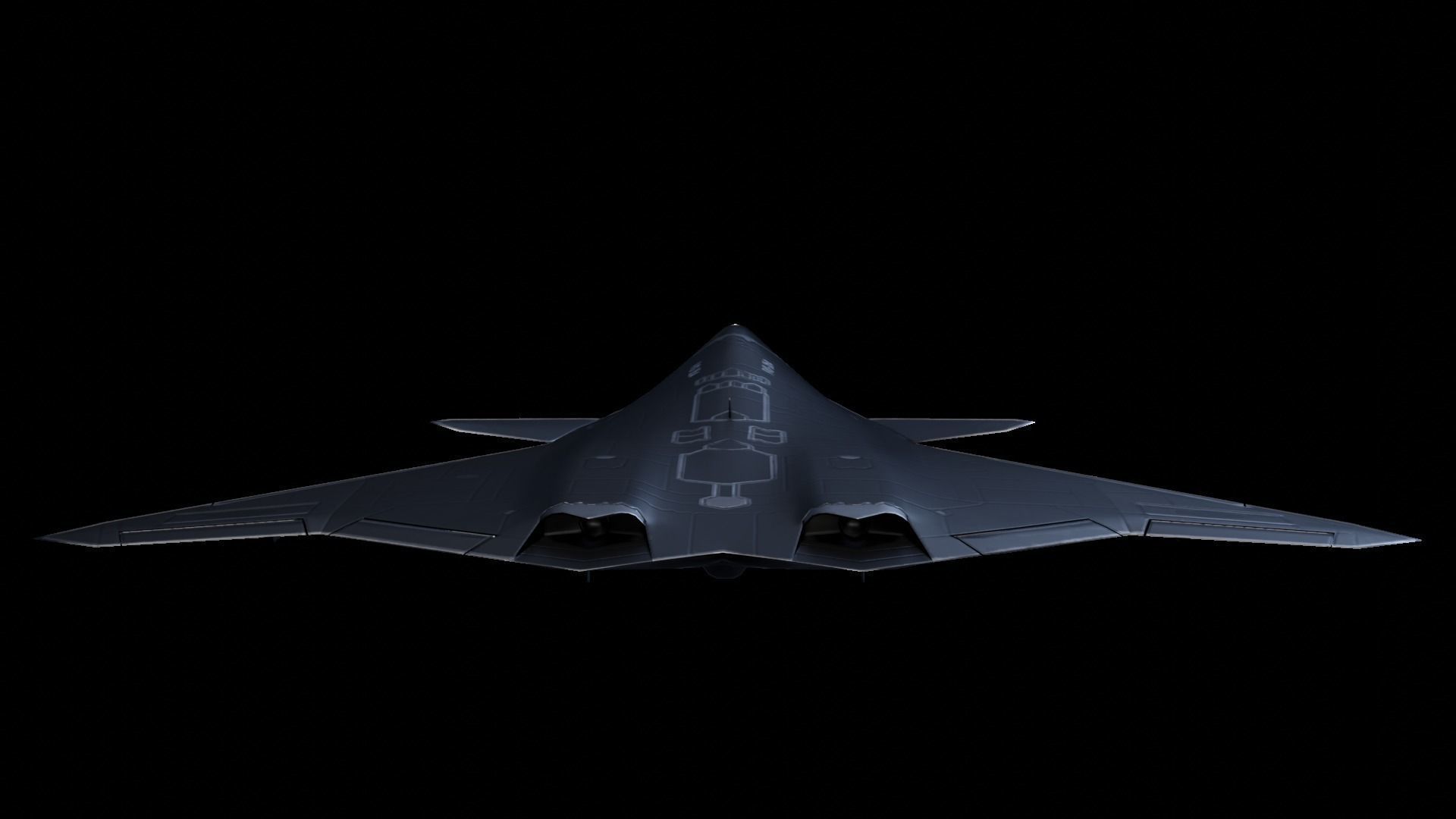 3D model FA-XX Concept US Stealth Fighter VR / AR / low-poly | CGTrader