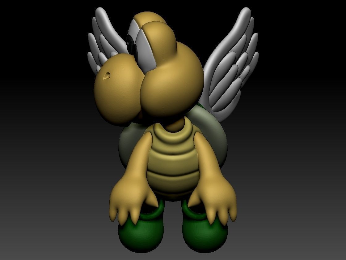 Koopa Troopa 3D model 3D printable | CGTrader